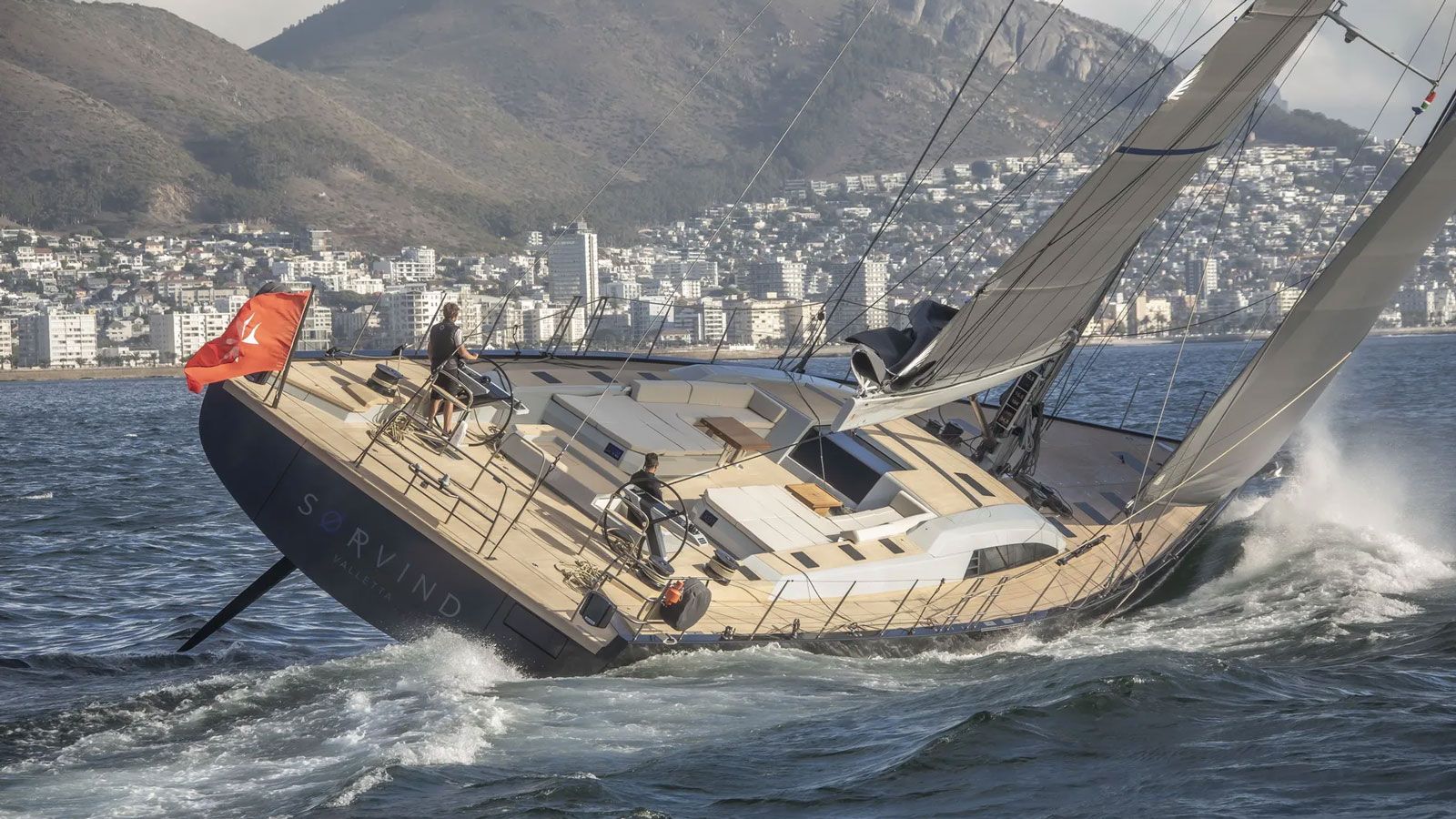 32m Southern Wind sailing yacht Sørvind delivered